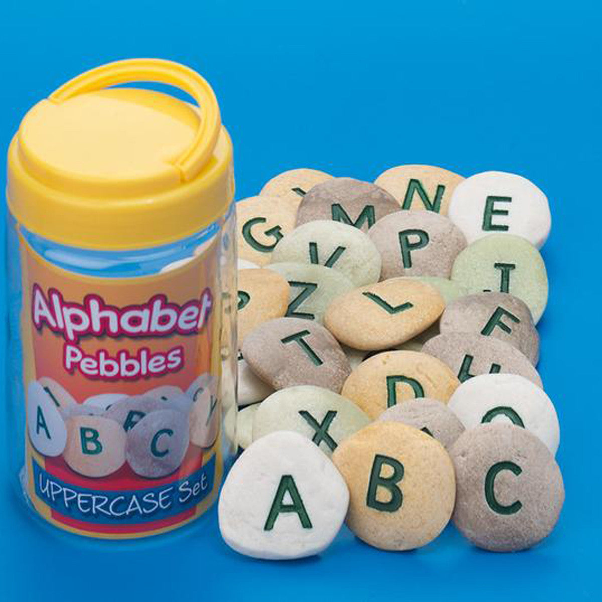 alphabet literacy pebbles for early years, nurseries & primary school ...